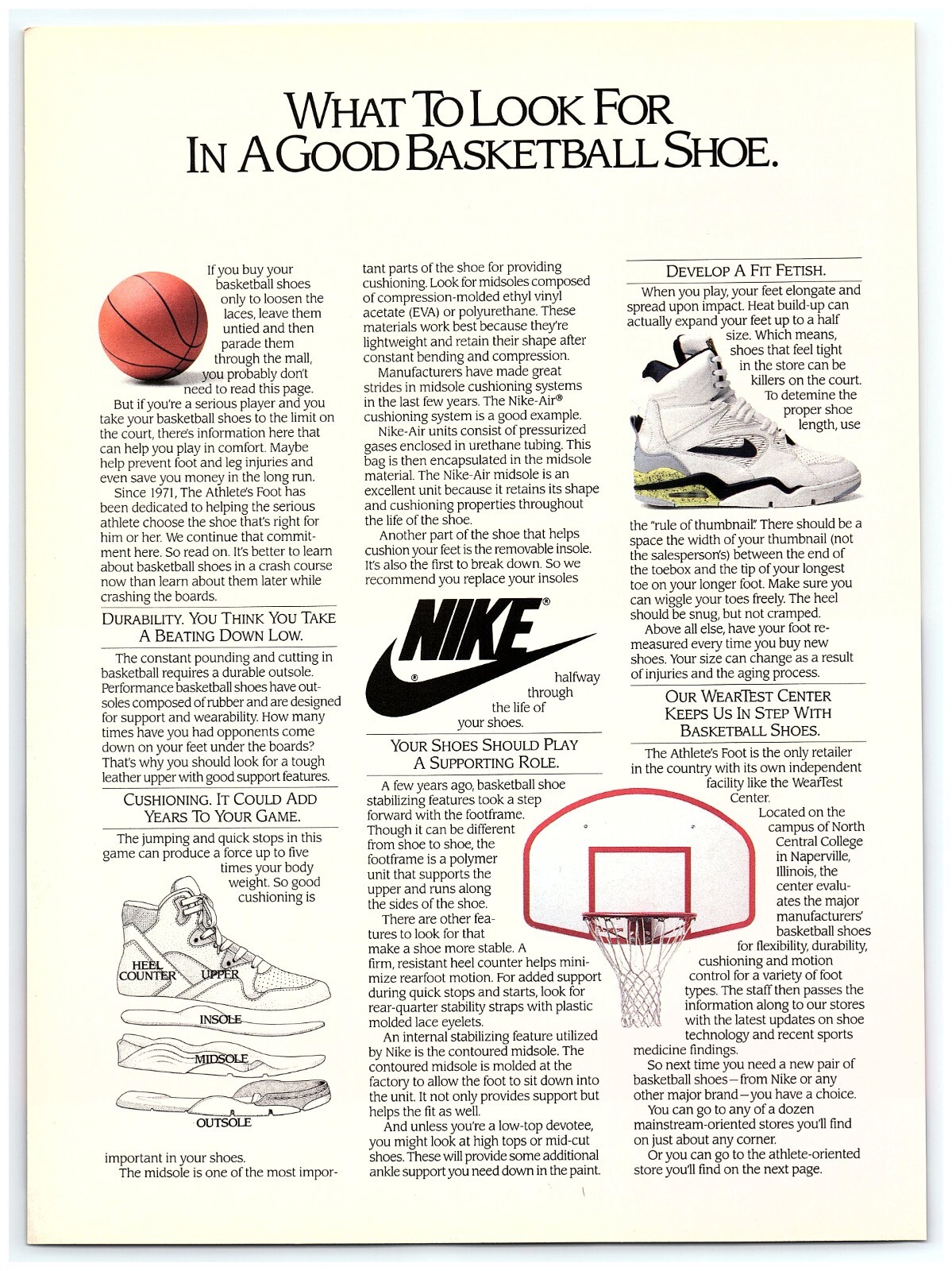 Nike Basketball Shoe Advertisements