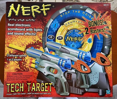 Nerf Tech Target 2 Nerf Blasters Electronic Scoreboard New In Box | eBay