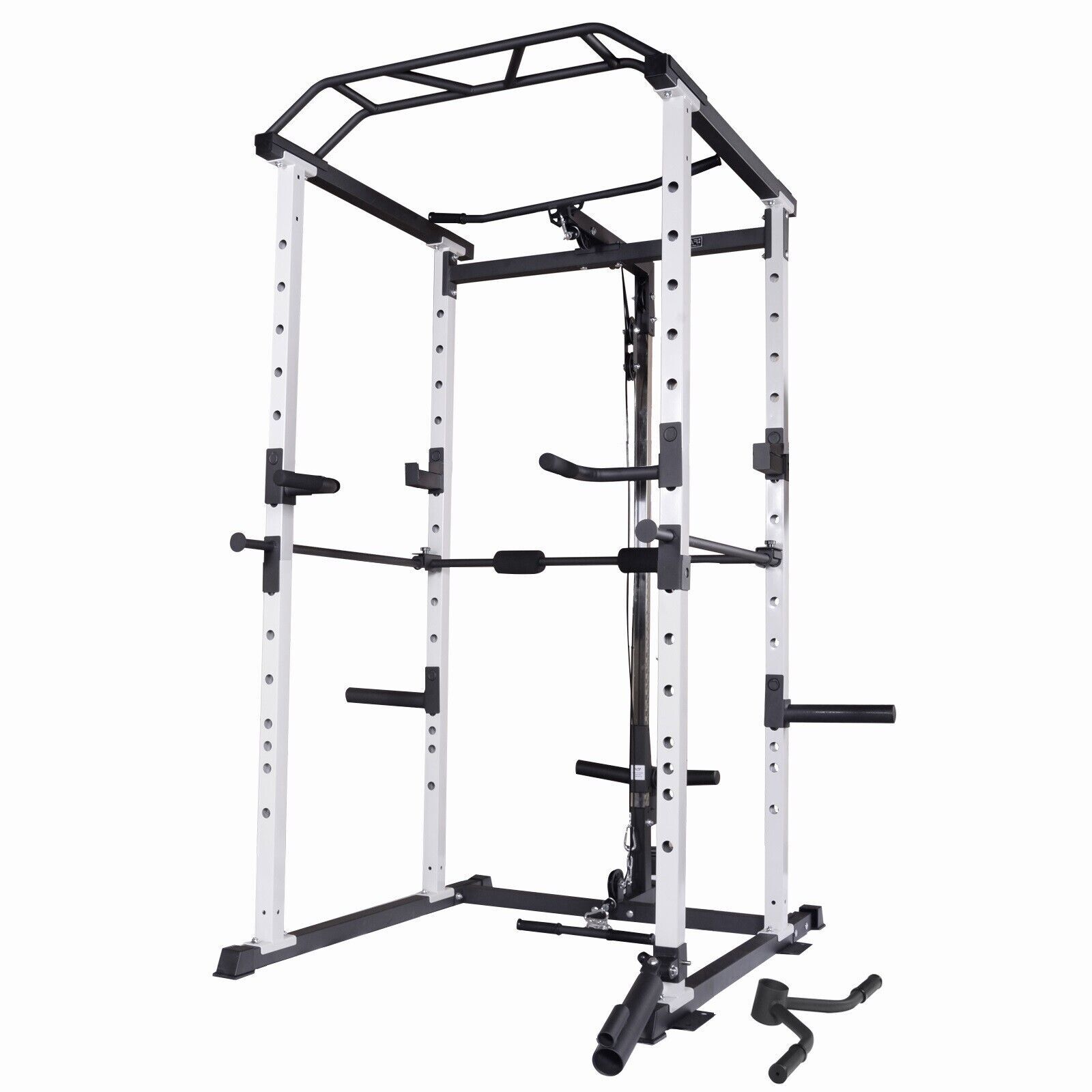 IFAST Squat Rack Stands 1000-Pound Capacity Multi-Functional Power Cage ...