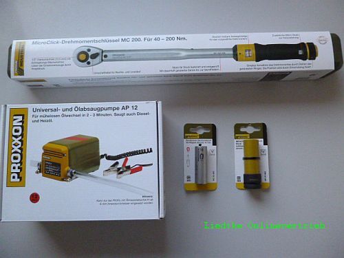 Proxxon Universale e Pompa aspirazione olio AP 12,25262+ MC 200 + plug-in. | eBay