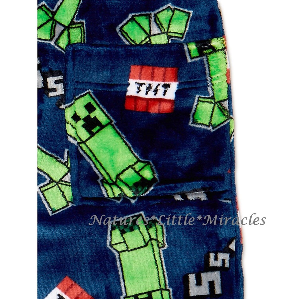 Minecraft Robe Boys Size 4-10 Pajamas or Swimsuit Cover Up Girl ...