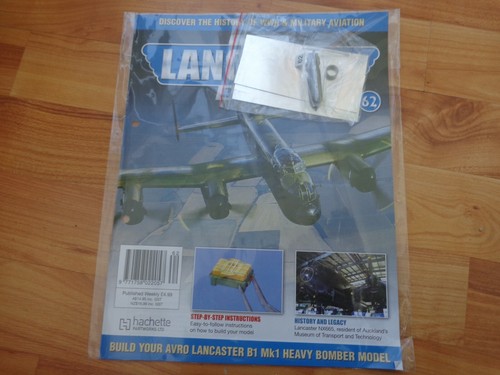1/32 HACHETTE BUILD YOUR OWN THE LANCASTER BOMBER MODEL PLANE ISSUE 62 ...