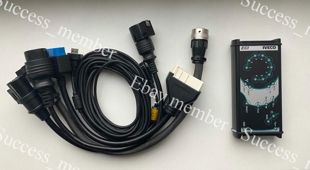 Iveco truck ELTRAC Easy diagnostic kit/tool/interface/ECI/scanner | eBay