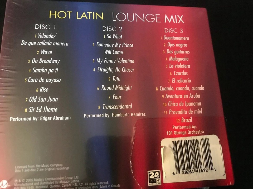 Hot Latin Lounge Mix Hot & Spicy (3 CD Set) NEW | eBay