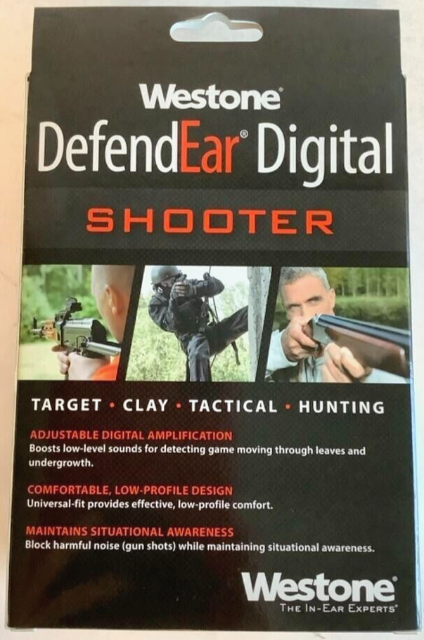 NEW Westone 78346 DefendEar Digital Shooter Protection - Black ...