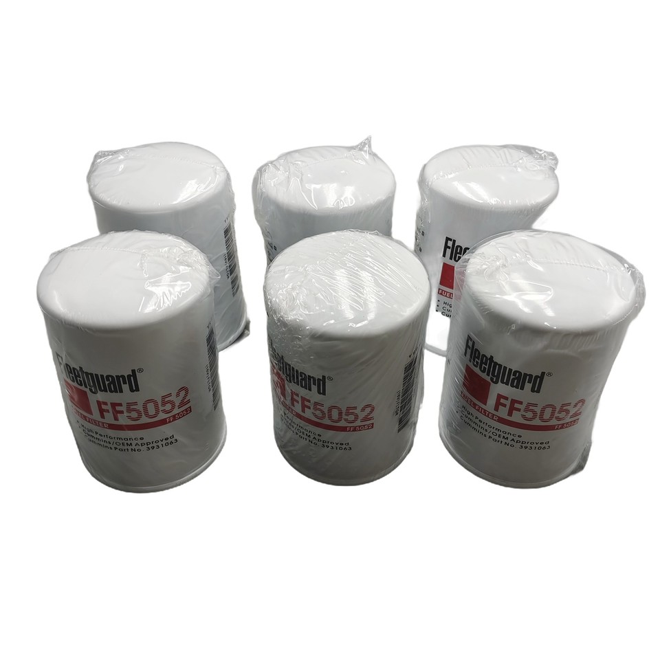 6PCS FF5052 Fuel Filter For Cummins Fleetguard FF42000 4990879 BF788 ...