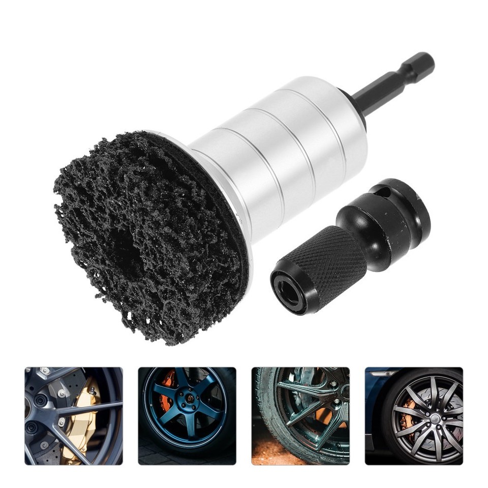 Wheel Stud Cleaner Tool for Rust Removal and Polishing Hub Cleaning Pad ...