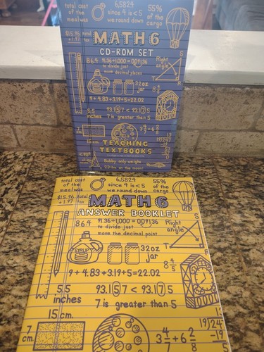 Teaching Textbooks Math 6 - Self Grading & Teaching - Four CD Set And ...