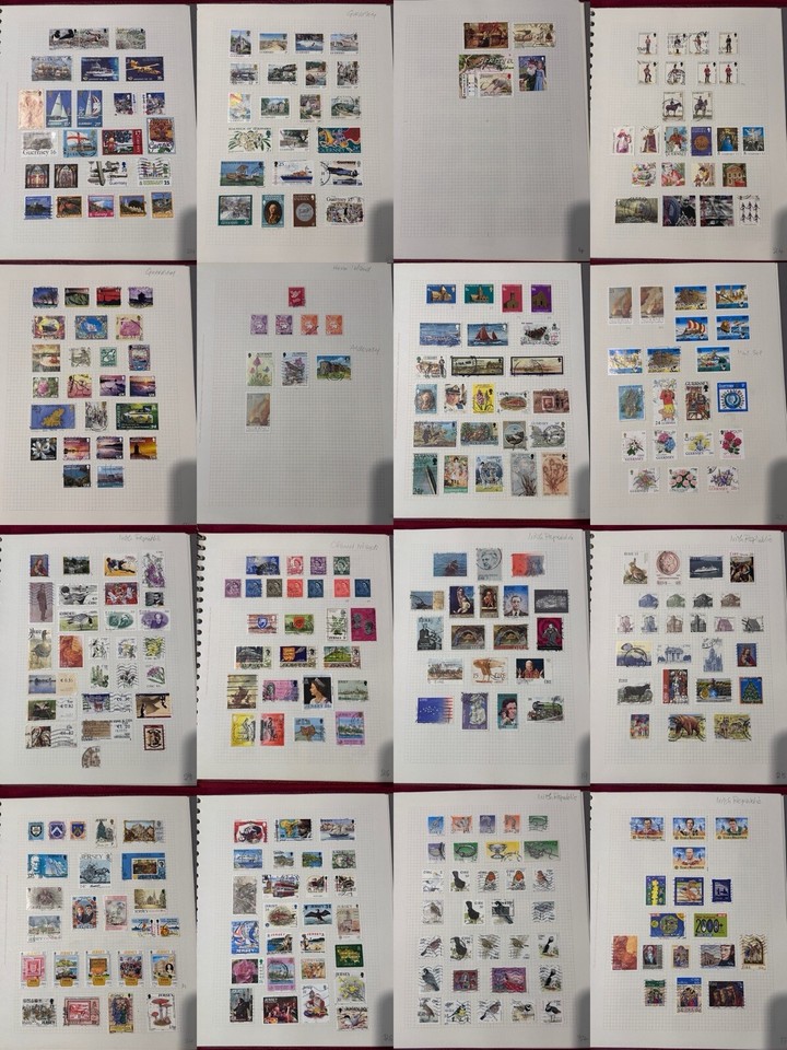 NICE GB, IRELAND, CHANNEL ISLANDS, ISLE OF MAN STAMP COLLECTION IN ...