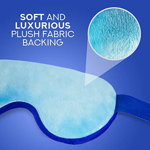 Gel Eye Mask - Cooling Ice Cold Compress Pad - Relax & Massage Your ...