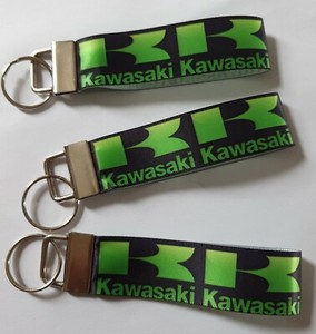 Kawasaki Style Logo Motorbike Motorcycle Superbike Keyring Key Fob ...