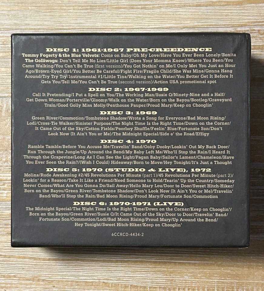 Creedence Clearwater Revival Box Set 6 Discs Free Shipping 25218443425 ...
