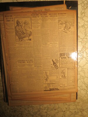 Wild West Bat Masterson Newspaper 1905 BAD MEN BEWARE OF "BAT" GUN WITH ...