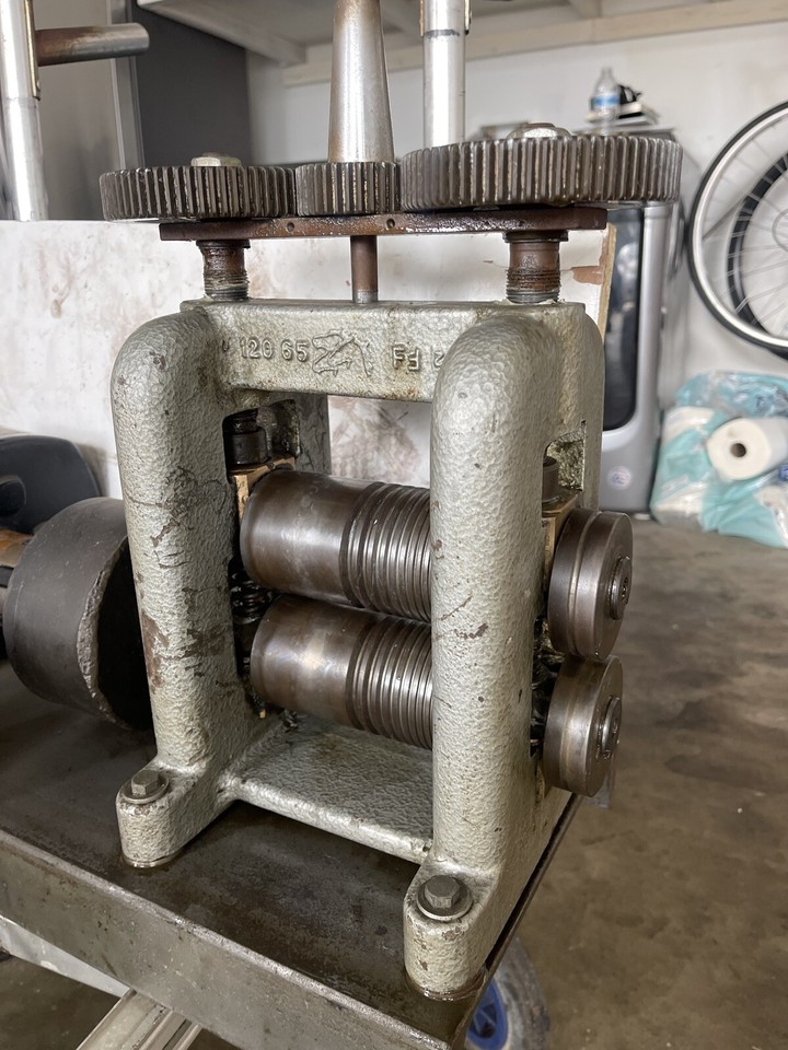 FILLI CAVALLIN 120 MM Combination AUTOMATIC Rolling Mill JEWELRY ROLLER ...