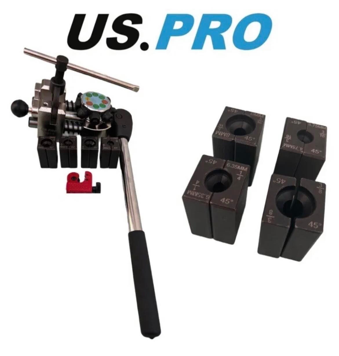 Professional Brake Pipe Flaring Tool 4.75mm, 3/16", 1/4", 5/16" 3/8 ...