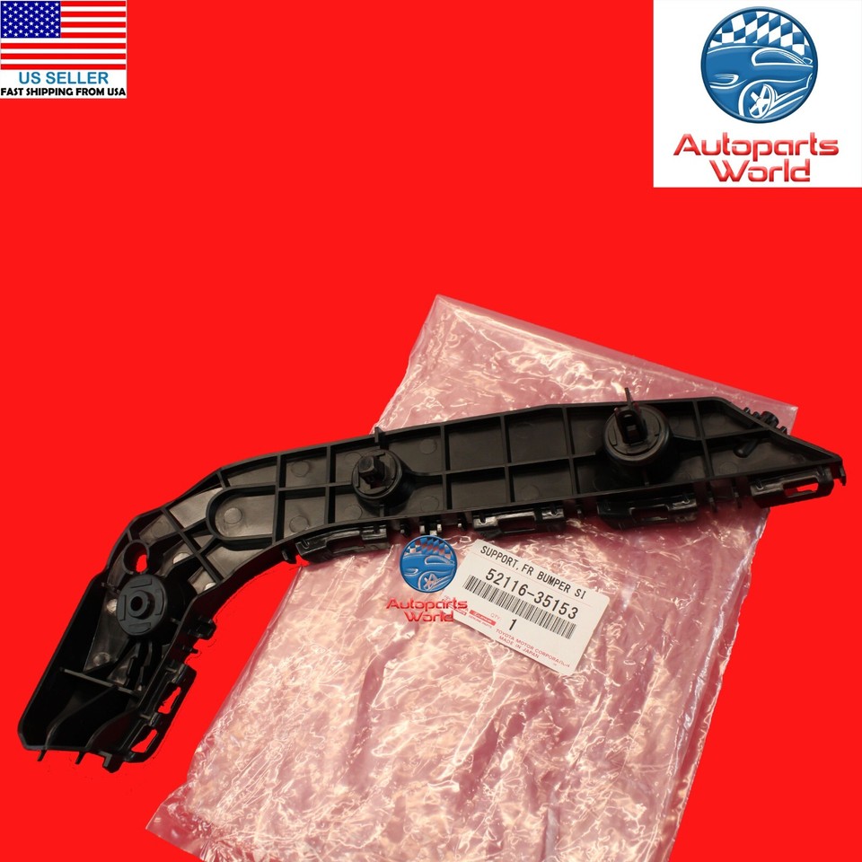 GENUINE TOYOTA 14-23 4RUNNER LEFT DRIVER FRONT BUMPER SIDE SUPPORT ...