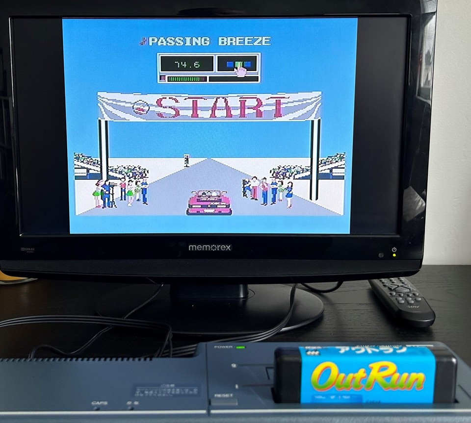 Rare Japanese import MSX/MSX2 Outrun Sega CIB Boxed, Tested, works, US ...