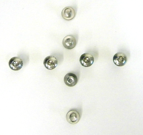 Holley QFT AED High Flow Hex Stainless Steel Throttle Plate Screws 3/16 ...