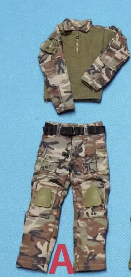 1/12 scale Army Combat CAMO Uniform For 6'' Mezco ANT Figure MixMax ...