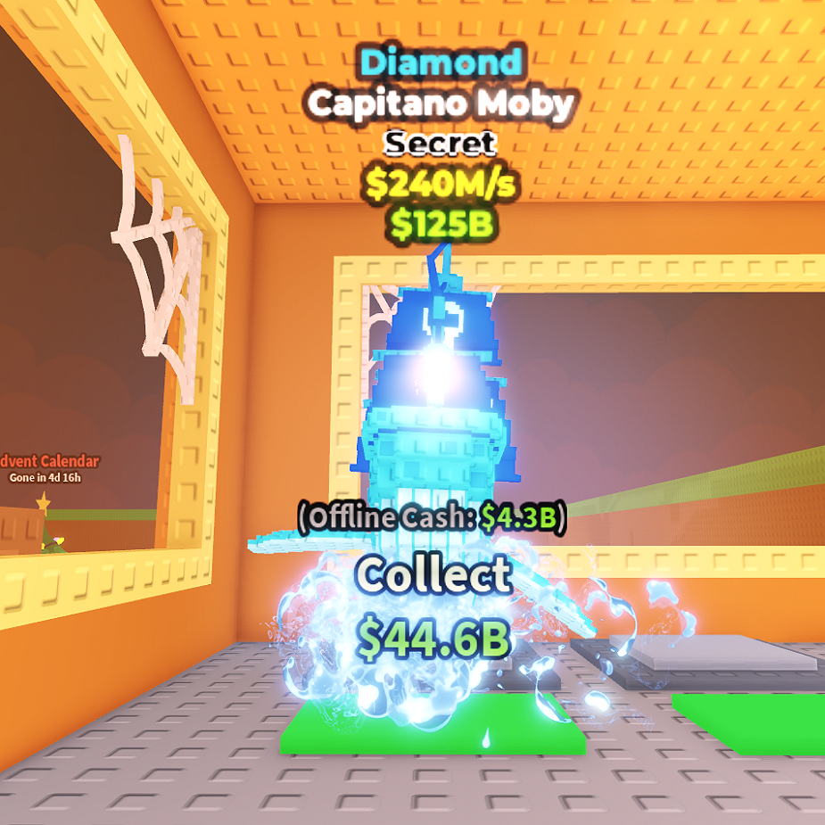 Diamond Capitano Moby 240M/s Secret Steal A Brainrot | not modded no ...