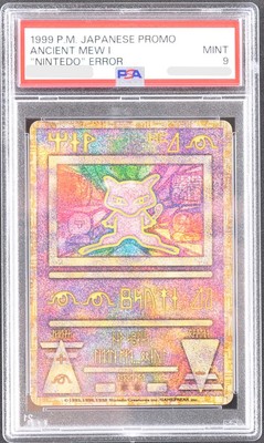PSA 9 Ancient Mew I NINTEDO Error Pokemon Japanese Promo 1999 | eBay