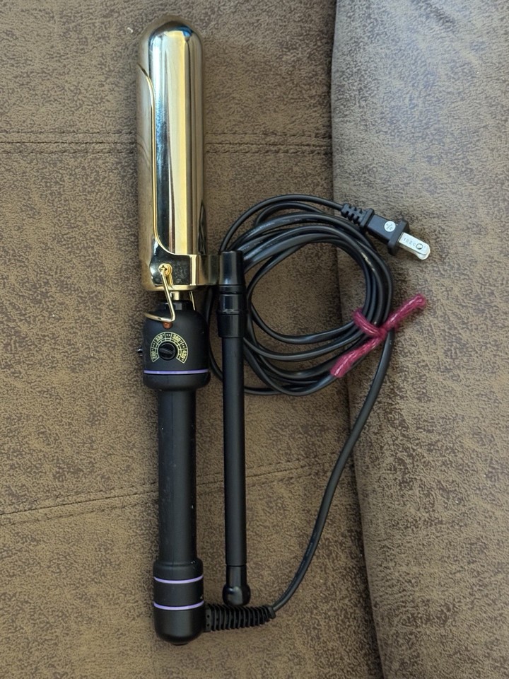 Hot Tools Professional Marcel Curling Iron Gold Barrel Adjustable Heat ...