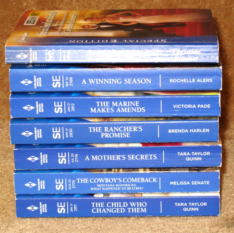 Harlequin Special Edition Book Lot Of 7 Paperback~Romantic Suspense | eBay