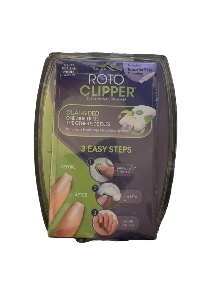 Roto Clipper Electric Nail Trimmer AS SEEN ON TV BRAND NEW Trim & File ...
