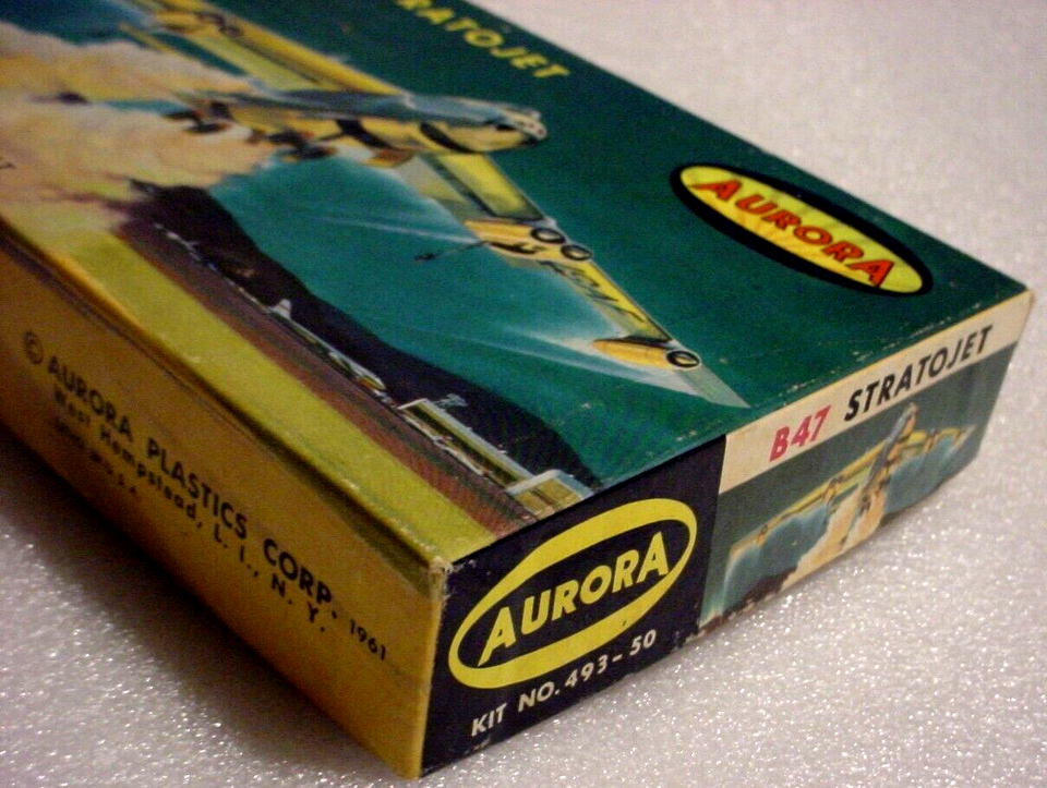 1961 Aurora Boeing B-47 STRATOJET BOMBER Model Kit # 493-50 1:180 | eBay