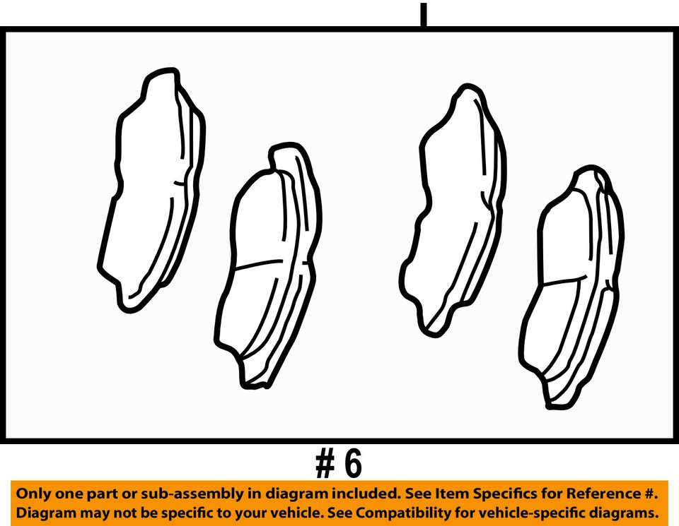 TOYOTA OEM 02-06 Camry Brake-Front Pads 0446533240 | eBay