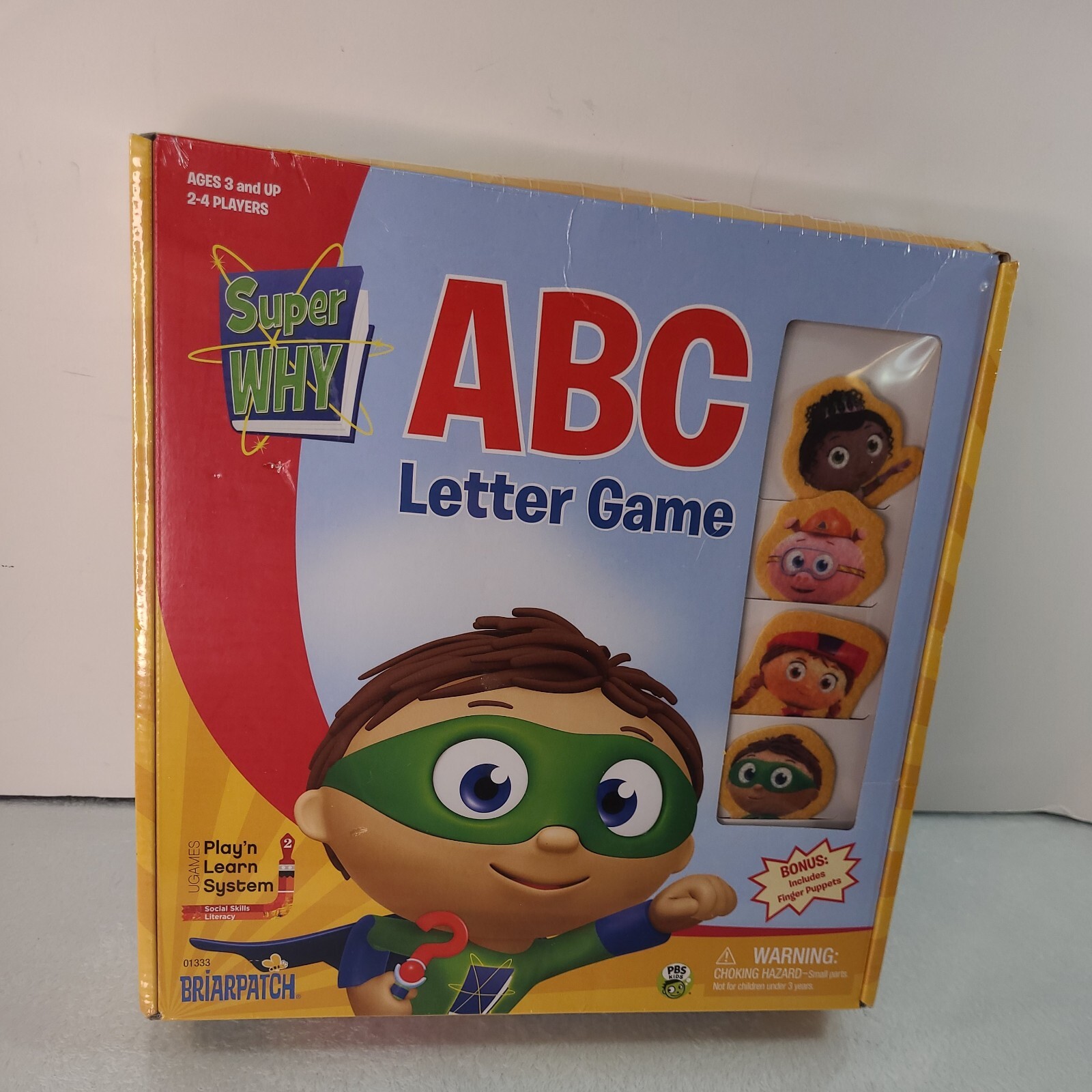 Super Why ABC Letter Game 2015 w/ Finger Puppets Social Skills ...