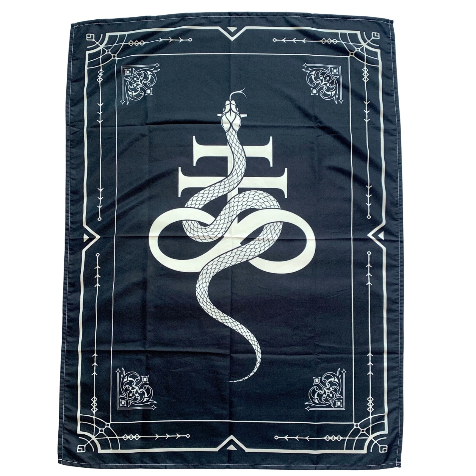 Serpent Snake On Leviathan Cross Gothic Satan Tapestry Wall Hanging ...