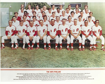 Philadelphia Phillies - 1973 Team Photo - Officially Licensed 8x10 | eBay