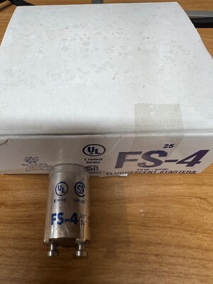 NEW Box of 25 pcs FS-4 Fluorescent Starters 30W-40W | eBay