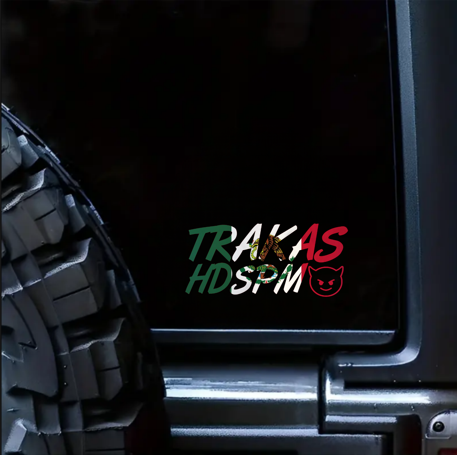 Trakas HDSPM Car Decal | Trakas Sticker | Vinyl Stickers | Mexico Flag ...