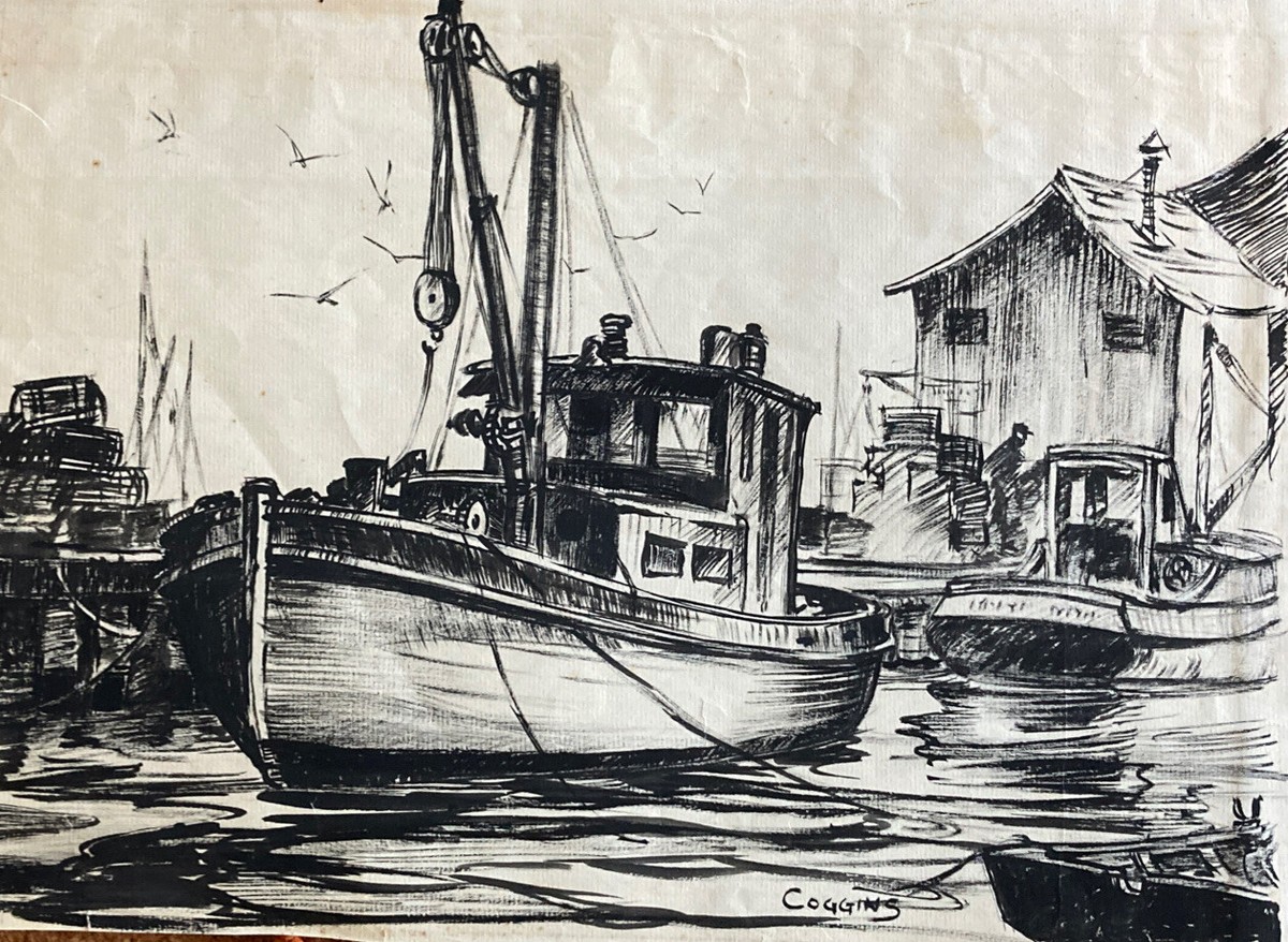 Pencil Drawings Of Fishing Boats 9+ Thousand Fishing Boat Sketch