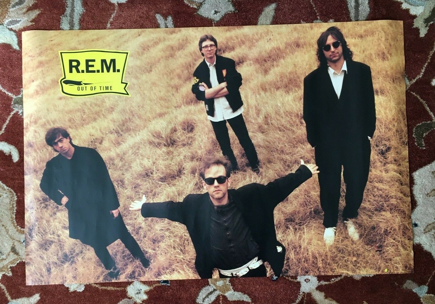 R.E.M. Out of Time rare original promotional poster from 1991 REM | eBay