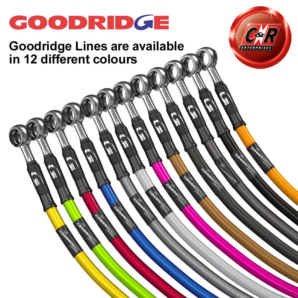 Fits SUZUKI GSXR1000 K10 09-11 Goodridge Clear Fr Race Brake Hoses ...
