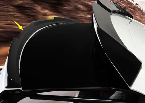 For Cadillac XT4 2019-2024 Black Rear Trunk Spoiler Middle Wing Flap ...