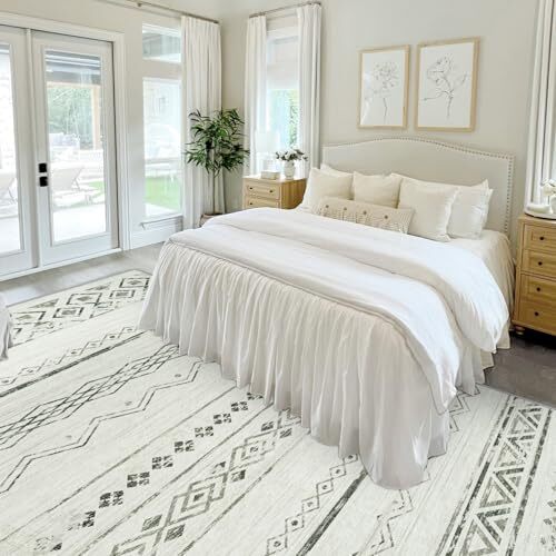 6x9 Area Rugs Living Room Rugs: Large Machine Washable Rug 6' x 9 ...