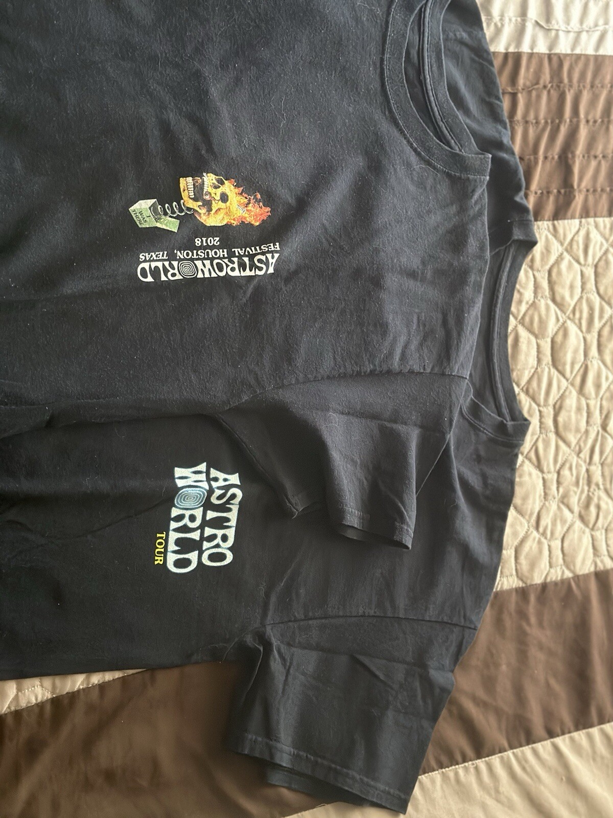 Travis Scott Astroworld Tour T Shirts 100% Authentic … - Gem