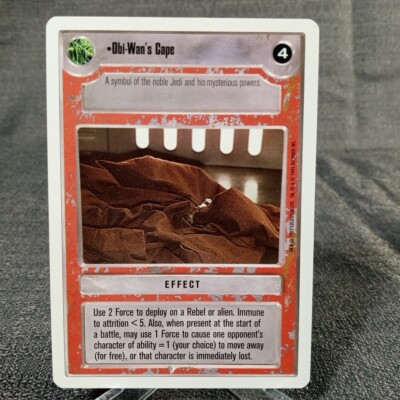 Obi-Wan's Cape - Premiere - Star Wars CCG Customizeable Card Game | eBay