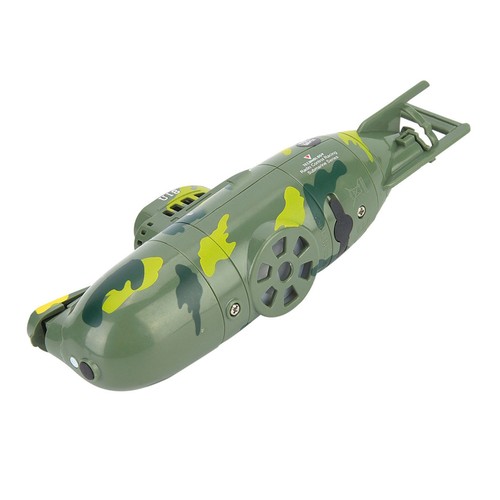 Mini RC Submarine Remote Control Boat Ship Military Model Waterproof ...