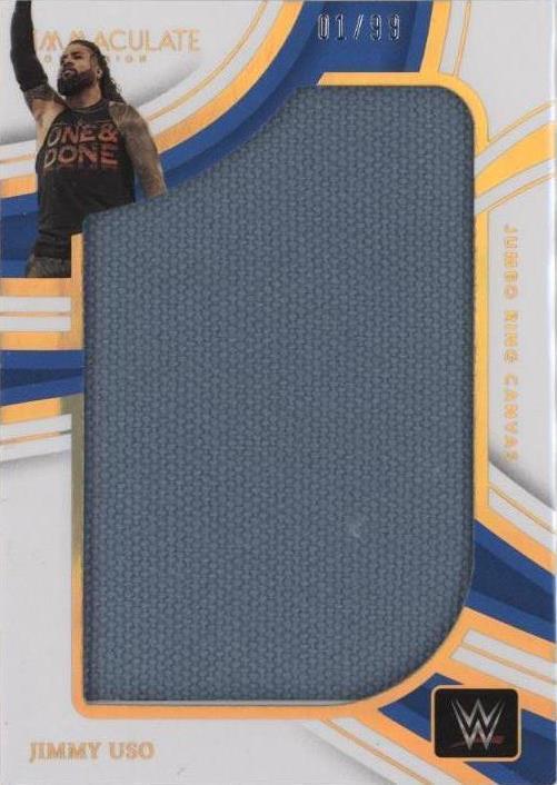 2023 Panini Immaculate Collection WWE - Jumbo Ring Canvas Jimmy Uso #JR ...