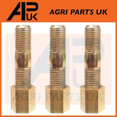 3x Exhaust Manifold to Elbow Studs for Massey Ferguson 294C 333 340 342 ...