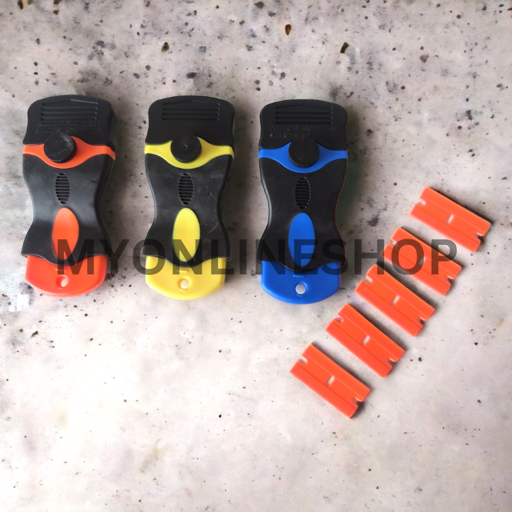 Plastic Scraper Tool Glass Window Cleaning Paint Removal Dirt Sticker ...
