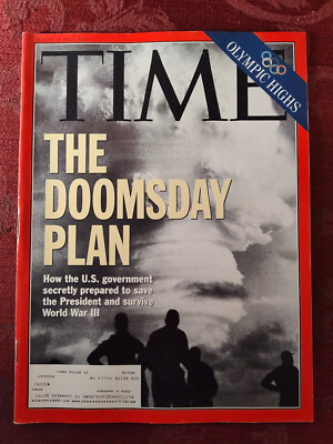 TIME Magazine August 10 1992 Nuclear Doomsday Plan Olympics | eBay