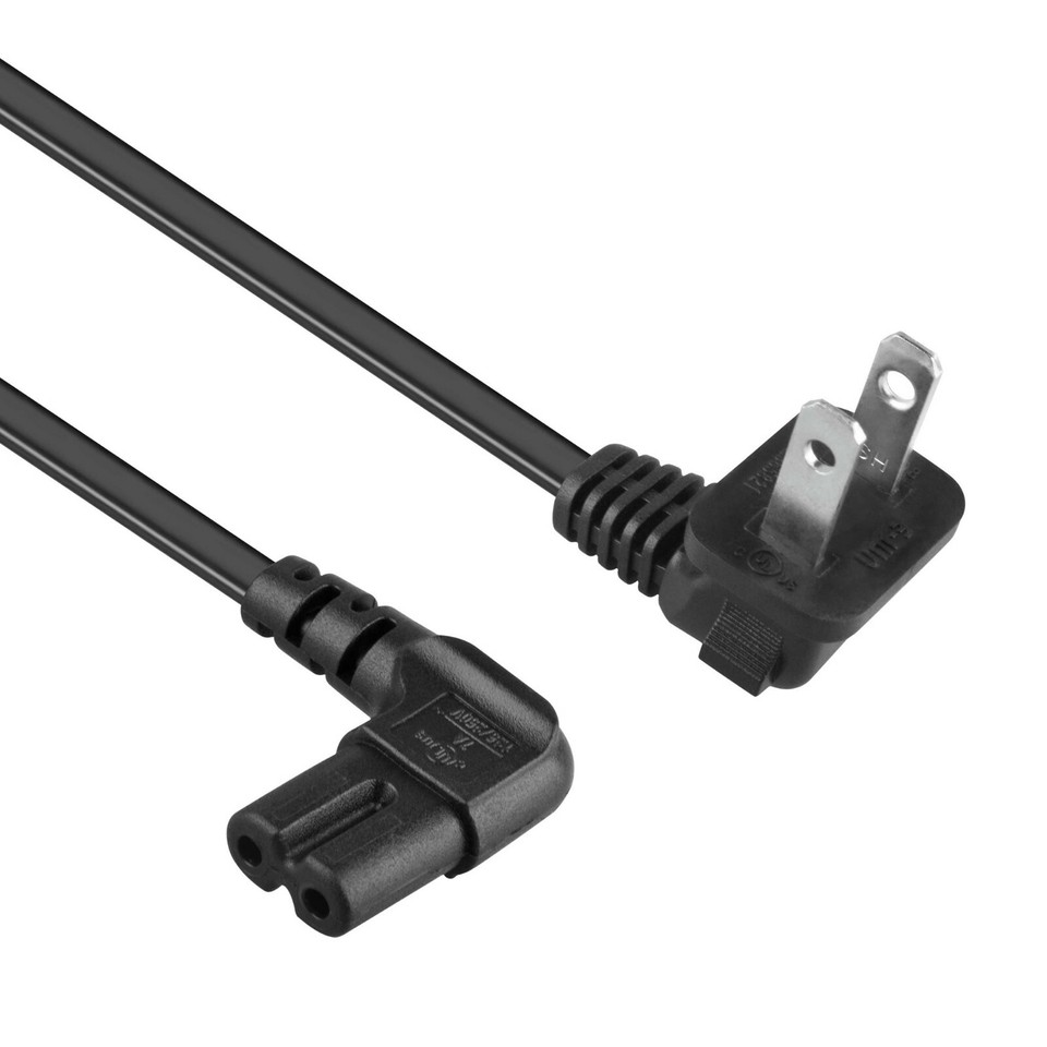 12Ft 2-Prong AC Power Cord For Samsung Led Lcd Tv Smart Extra Long ...