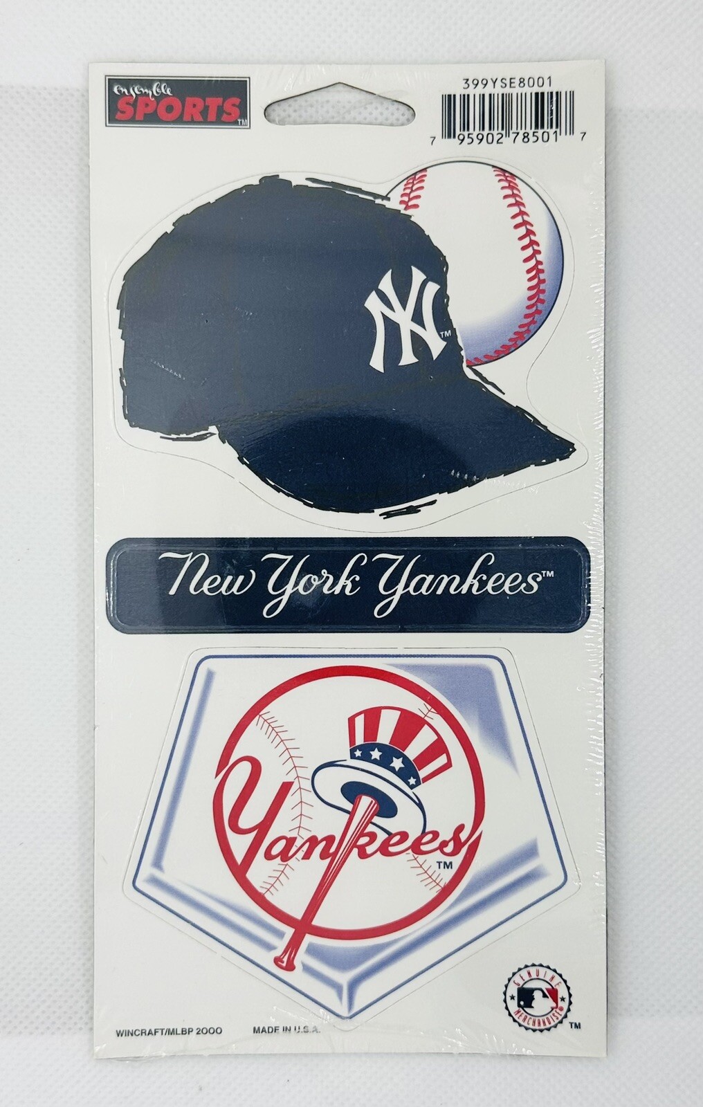 NEW YORK YANKEES ORIGINAL VINTAGE STICKERS MLB | eBay