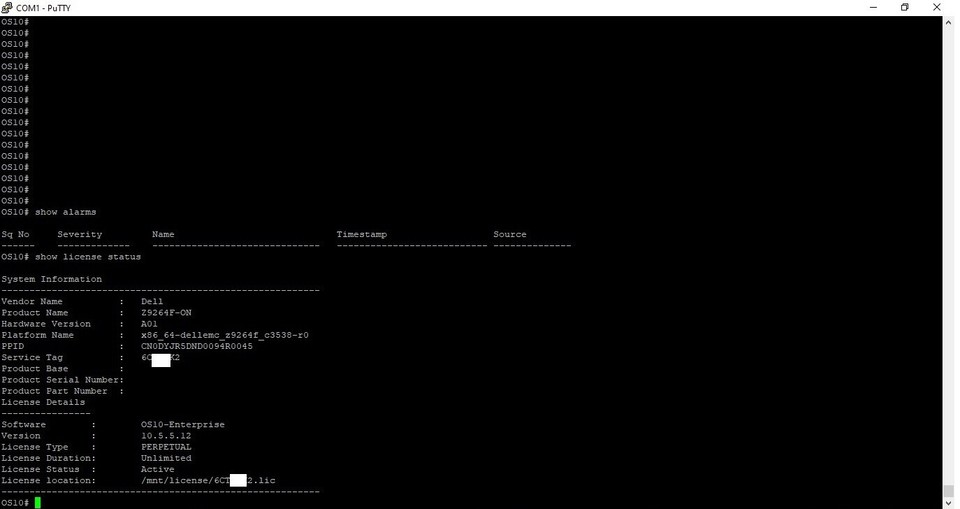 Dell EMC Z9264F-ON 64 port 64x 100GbE QSFP28 Network Switch with 2PSU ...